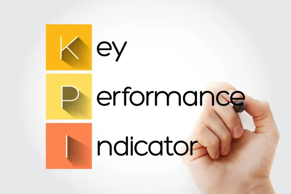Kpi Key Performance Indicator Business Concept Acronym Stock Vector by ...