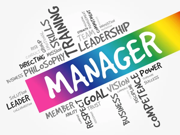 MANAGER word cloud Stock Vector by ©dizanna 96416788