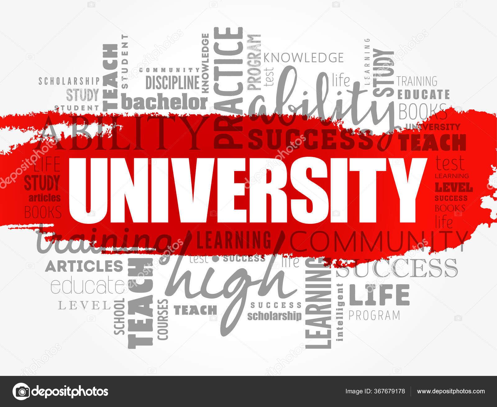 University Word Cloud Collage Education Concept Background Stock Vector ...