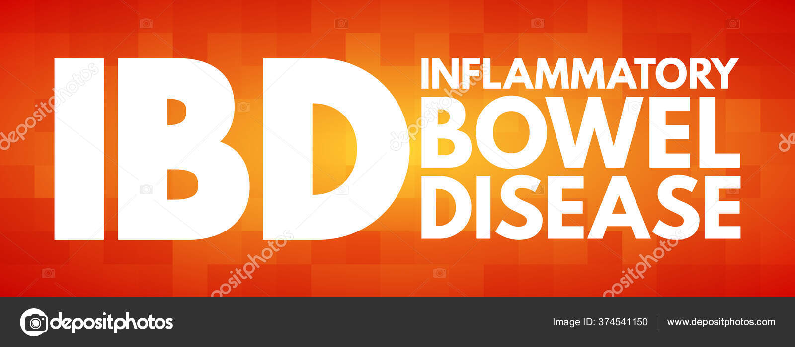 Ibd Inflammatory Bowel Disease Acronym Medical Concept Background Stock ...