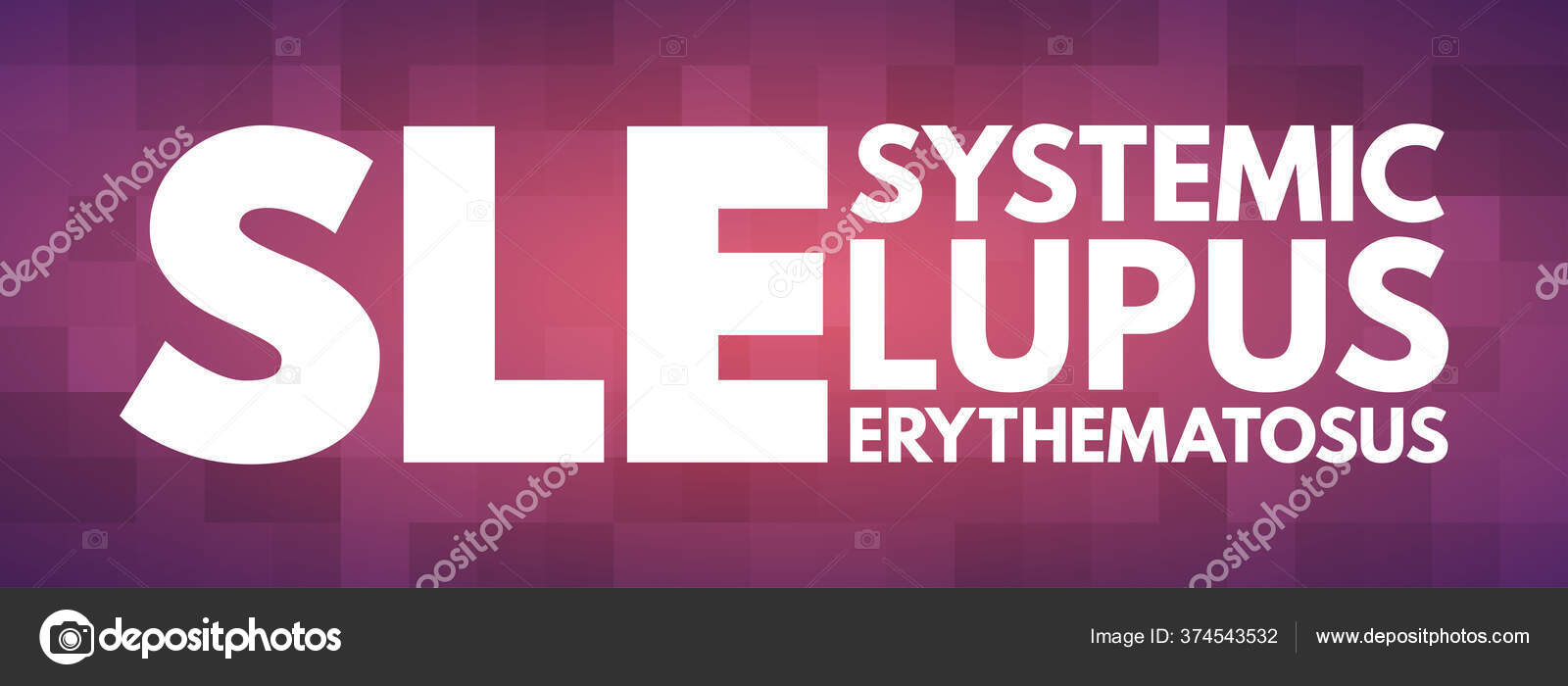 Sle Systemic Lupus Erythematosus Acronym Medical Concept Background ...