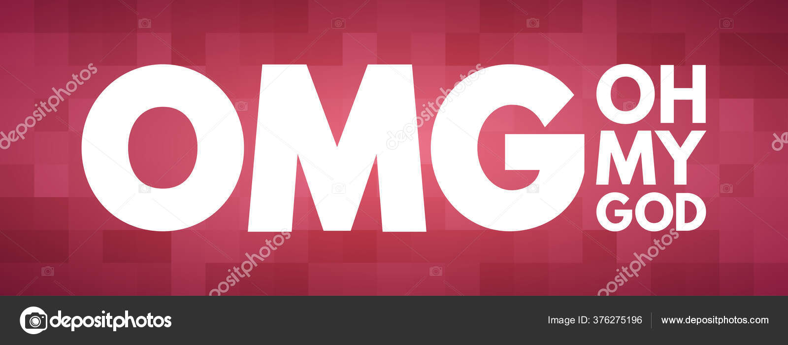 Omg God Acronym Concept Background Stock Vector by ©dizanna 376275196