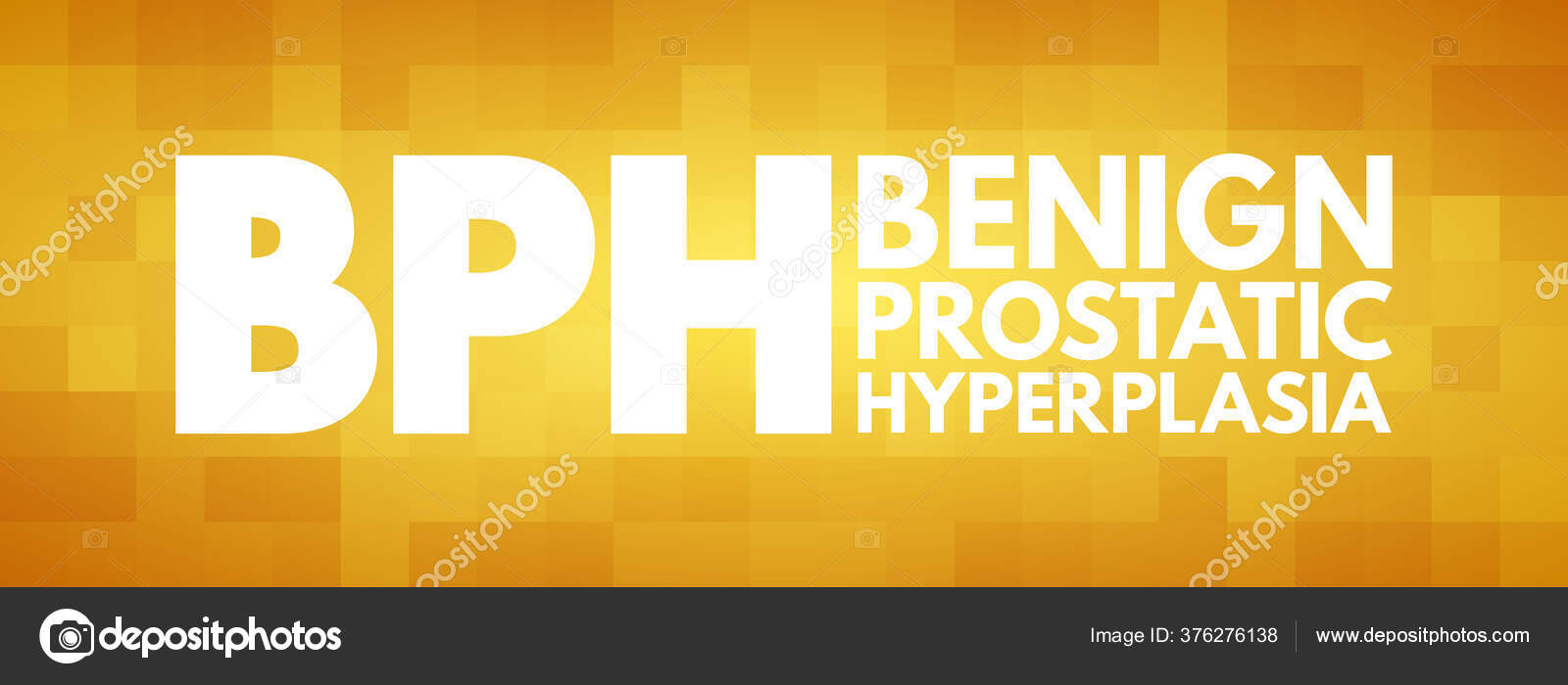 Bph Benign Prostatic Hyperplasia Acronym Medical Concept Background ...