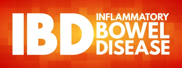 Ibd Inflammatory Bowel Disease Acronym Medical Concept Background Stock ...