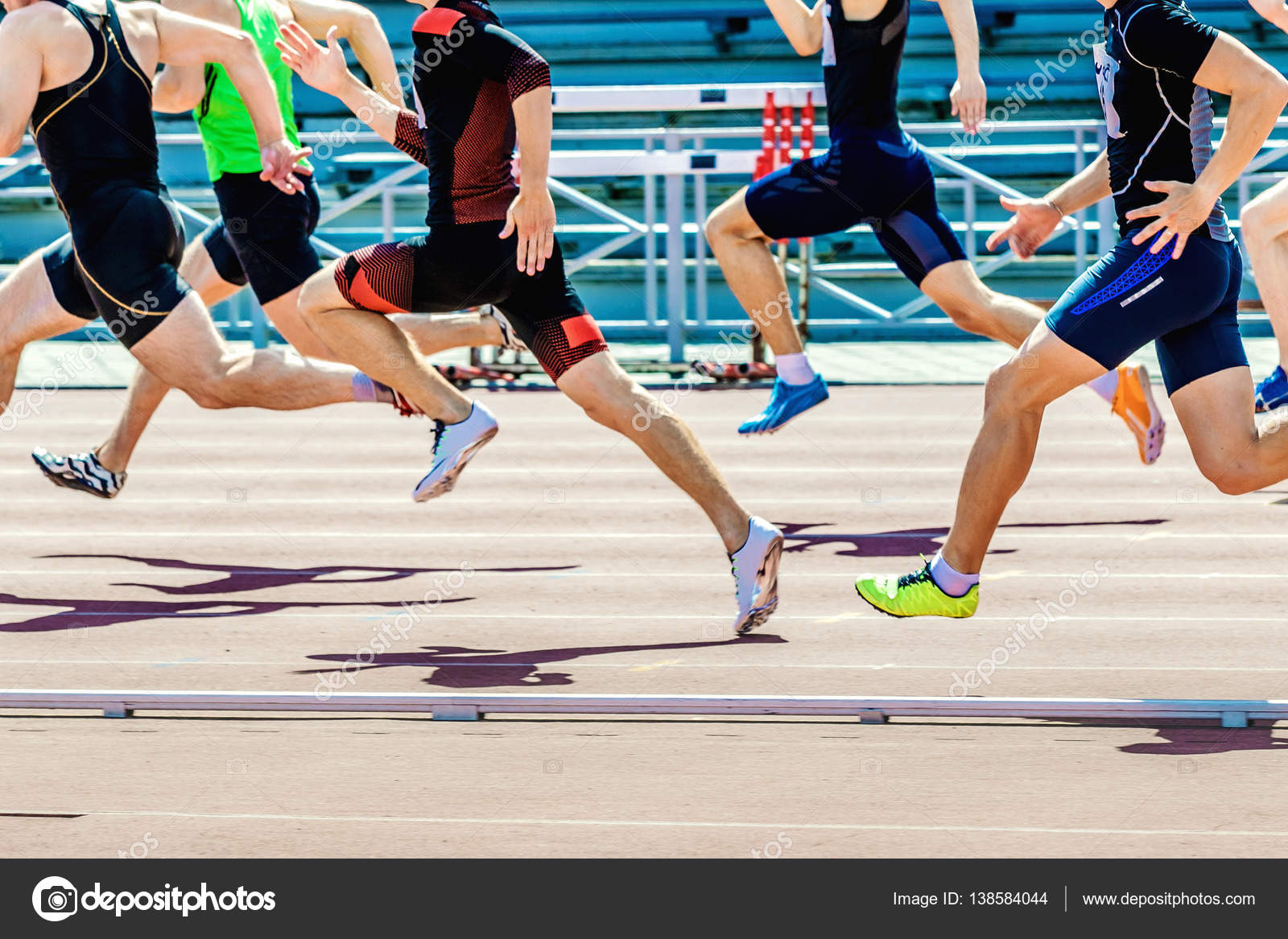 Group of athletes sprinters — Stock Photo © sportpoint #138584044