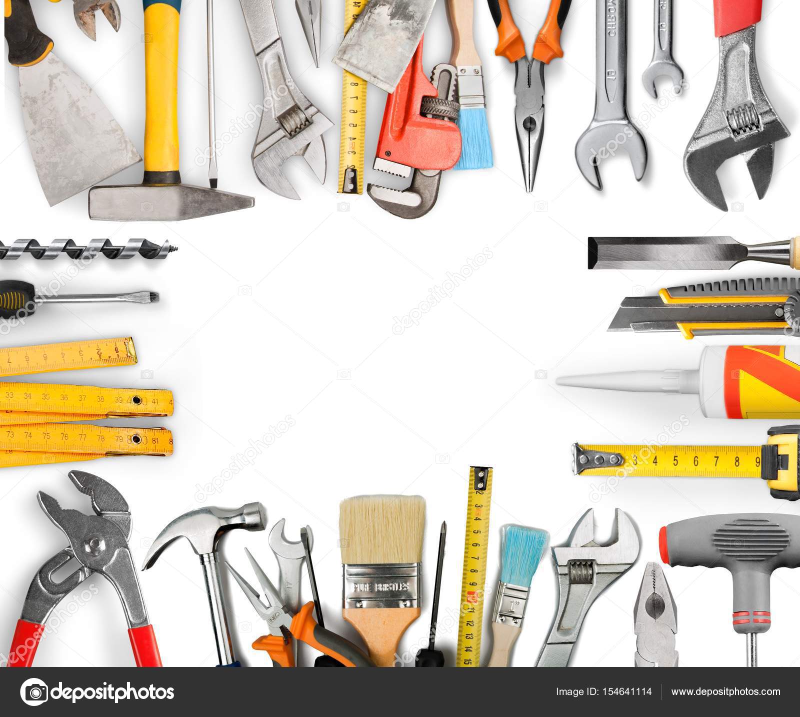 Various Building tools ⬇ Stock Photo, Image by © billiondigital #154641114