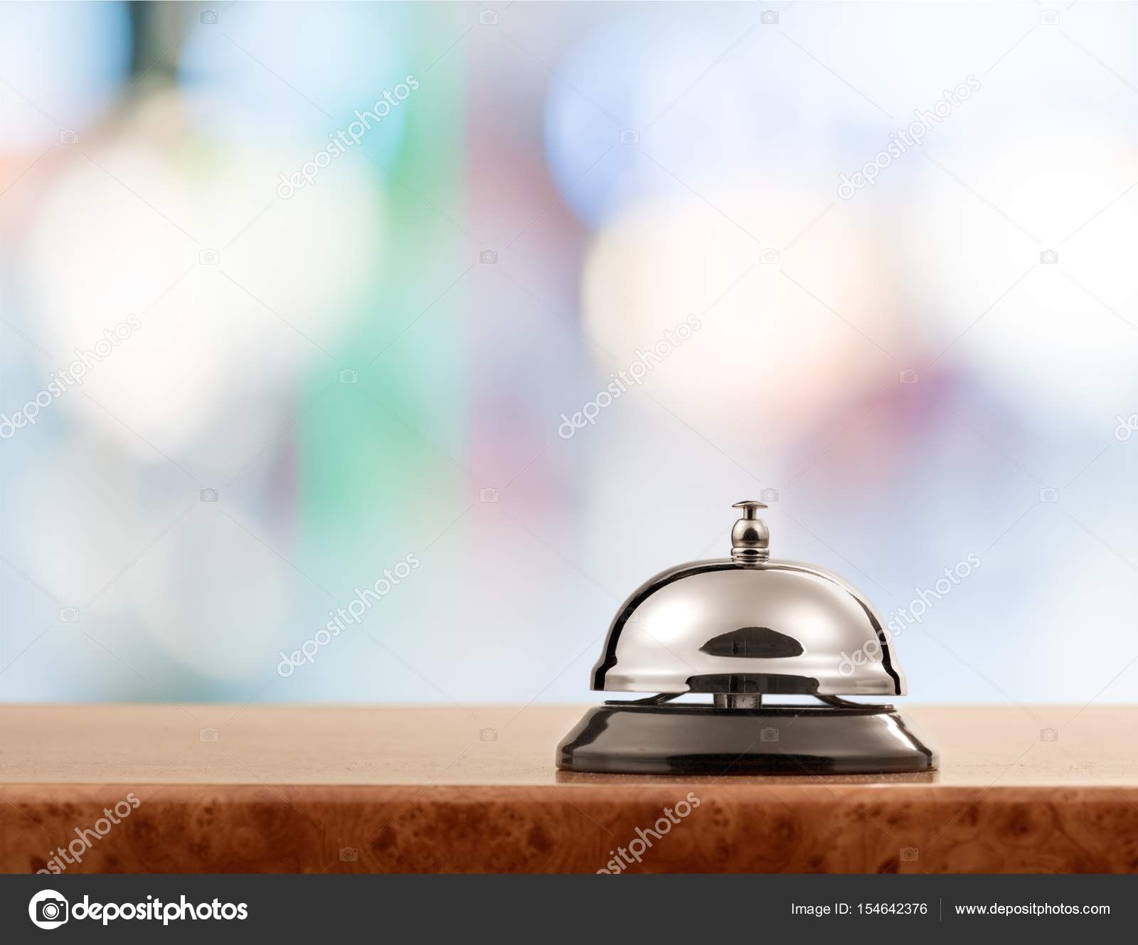 Hotel reception service desk bell Stock Photo by ©billiondigital 154642376