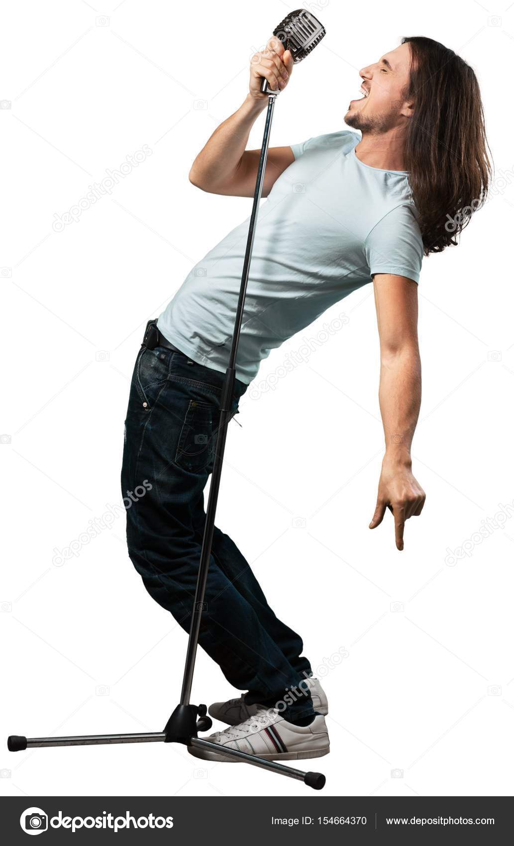 Singer With Microphone