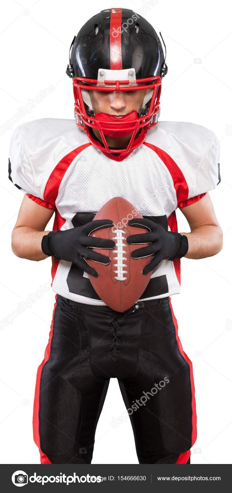 Football player with the ball — Stock Photo © billiondigital #154666630