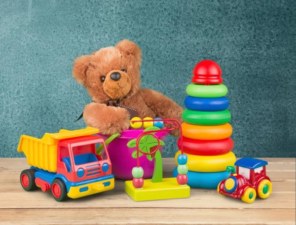 Kids toys collection Stock Illustration by ©billiondigital #168574040