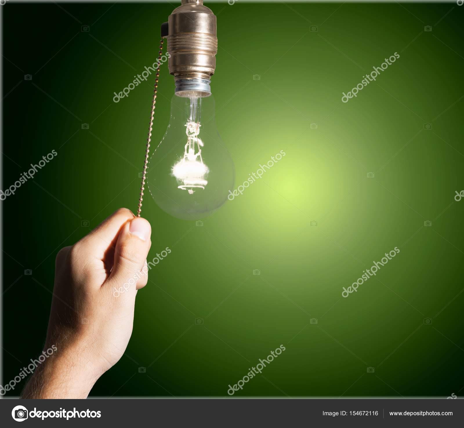 Hand turning off the bulb lamp. Stock Photo by ©billiondigital 154672116