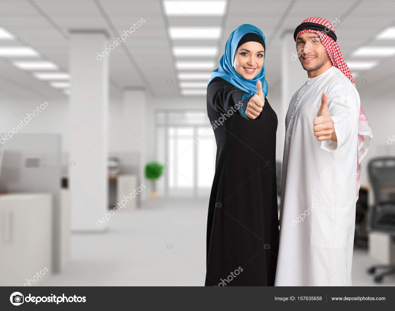 Happy Muslim couple Stock Photo by ©billiondigital 157635658