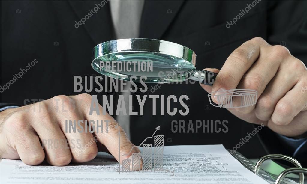 Business man using magnifying glass — Stock Photo © billiondigital ...