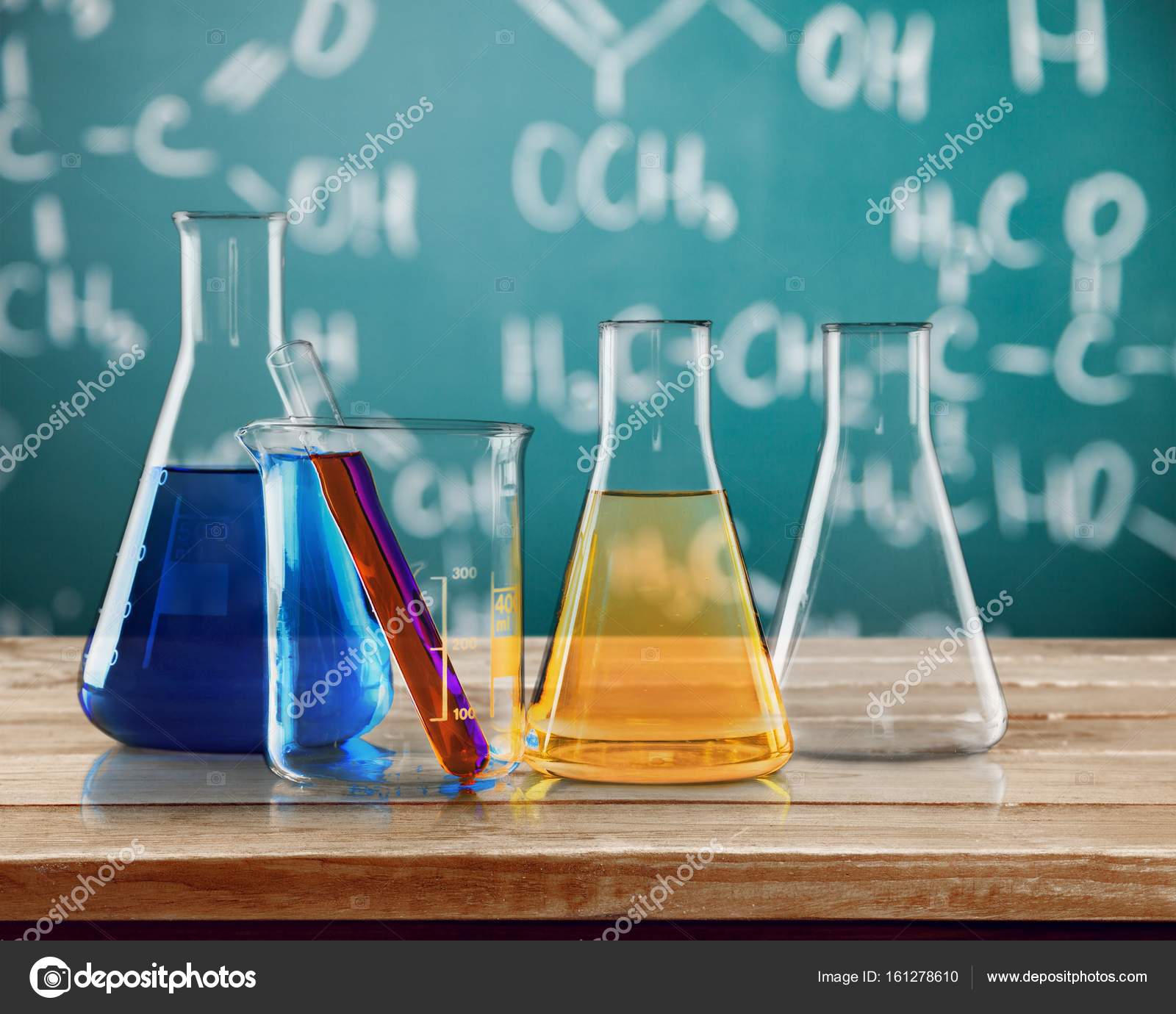 Glass laboratory flasks Stock Photo by ©billiondigital 161278610