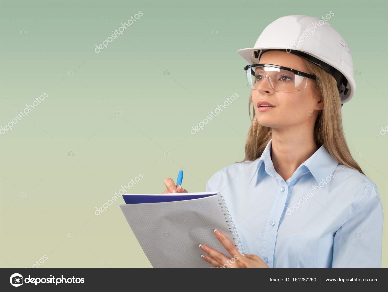 Beautiful woman engineer — Stock Photo © billiondigital #161287250