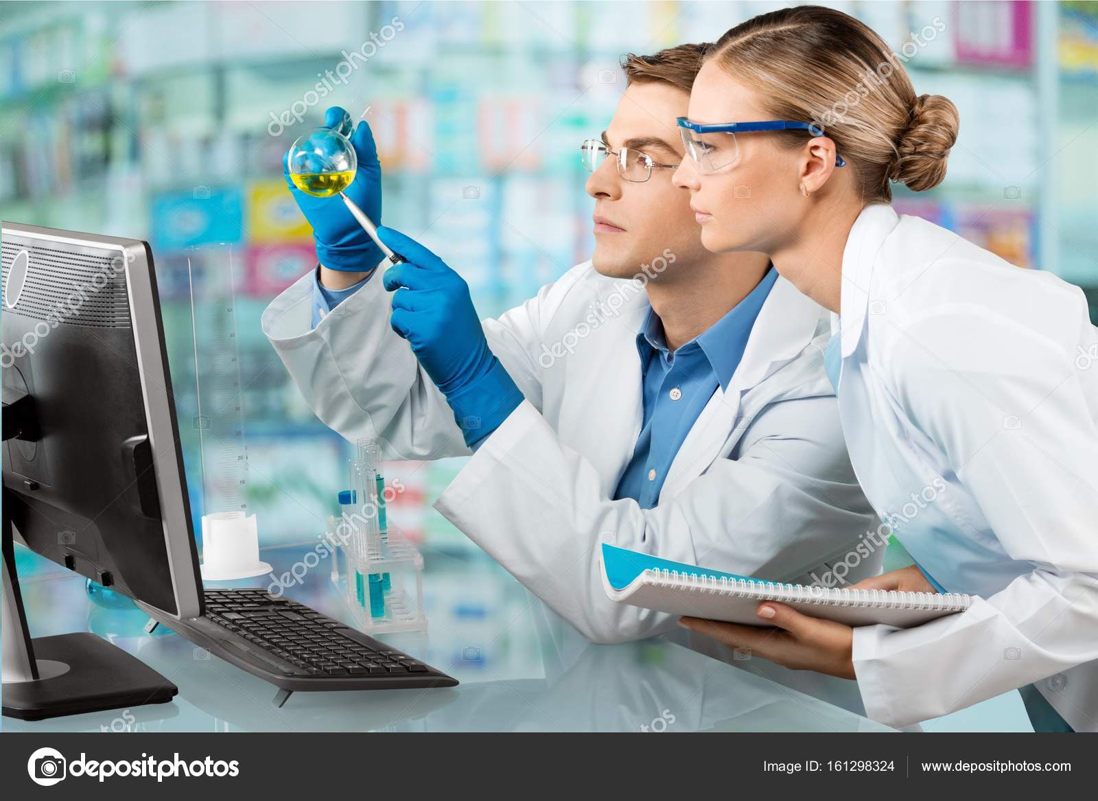 Two scientists conducting research Stock Photo by ©billiondigital 161298324