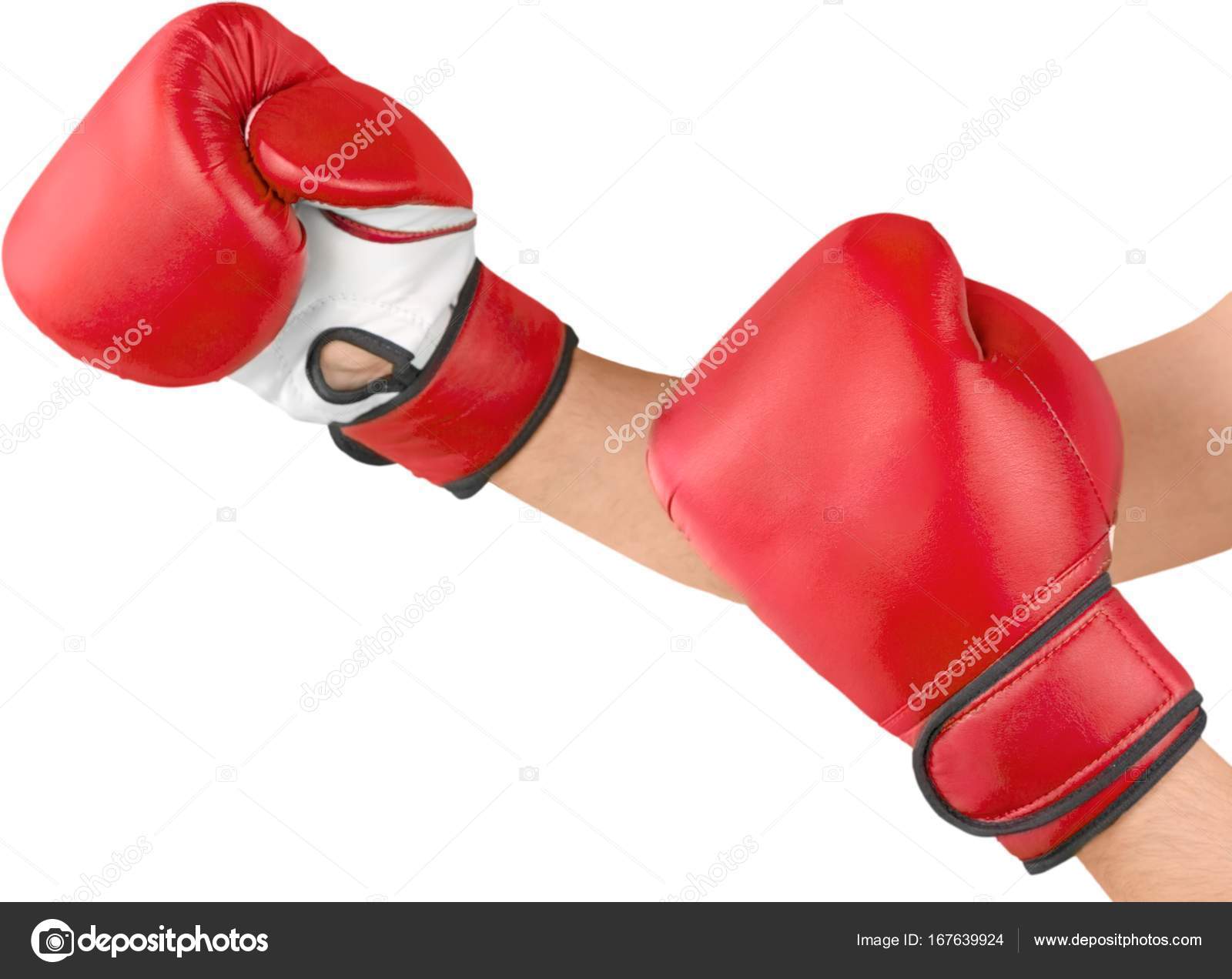 Male hands in boxing gloves — Stock Photo © billiondigital #167639924