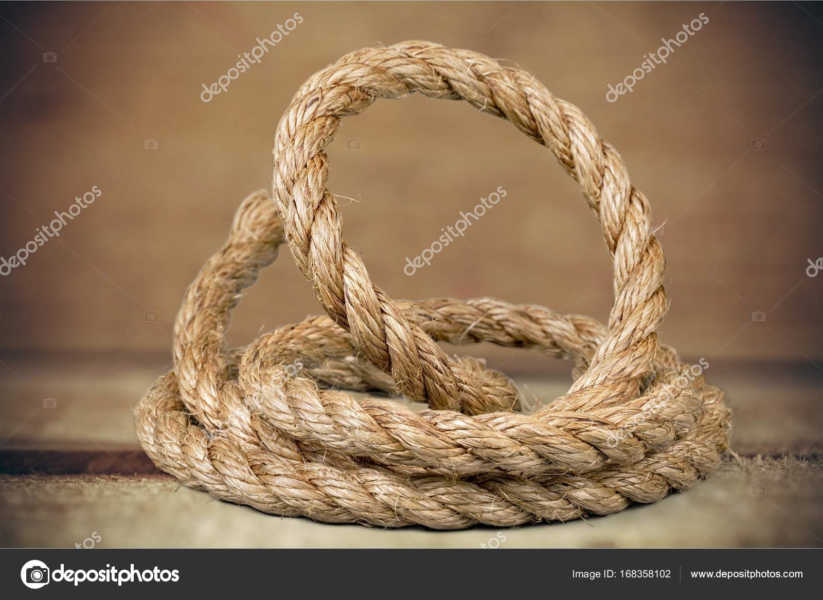 Old Rope Knot Isolated Background Stock Photo by ©billiondigital 168358102