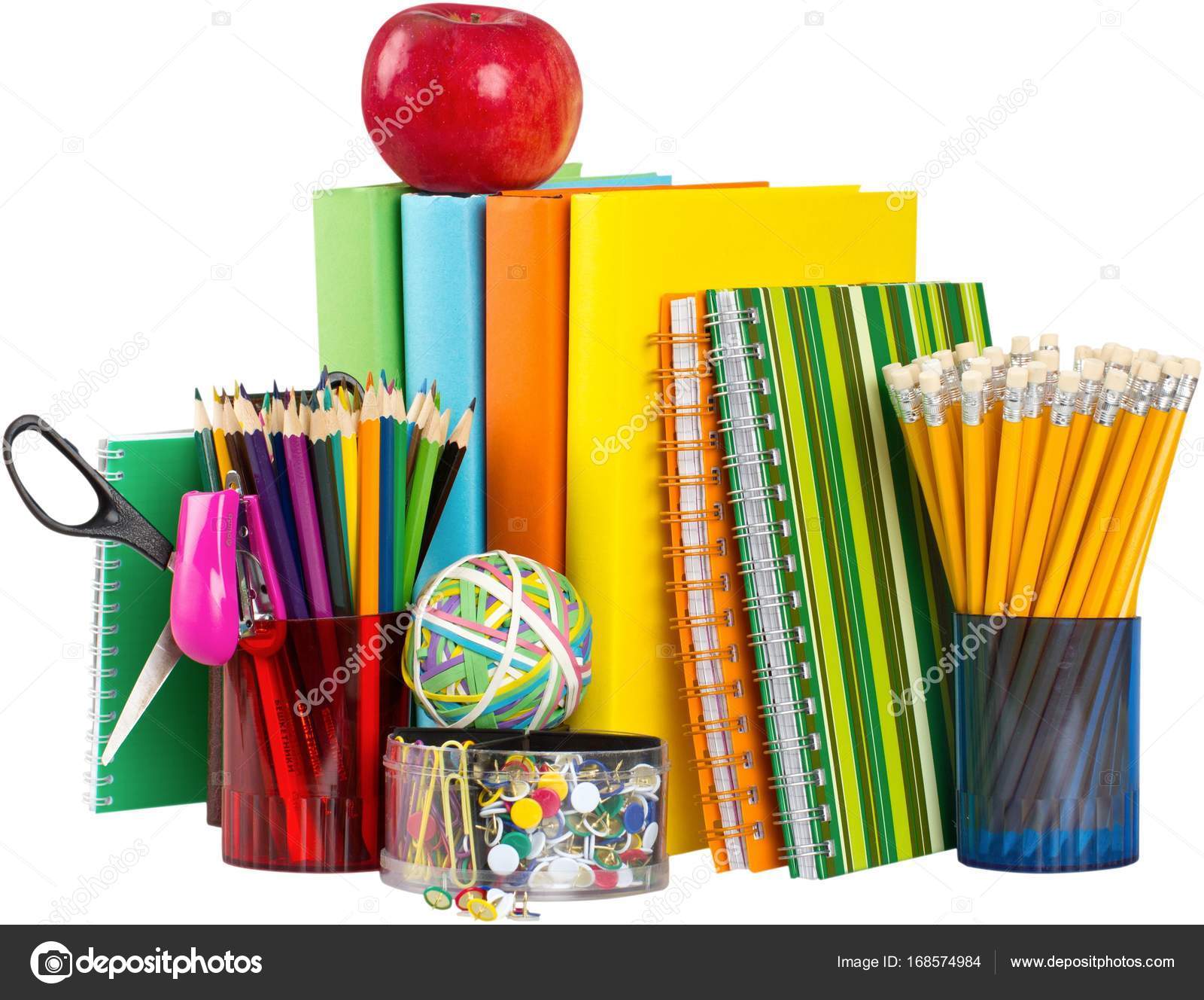 Colorful school supplies ⬇ Stock Photo, Image by © billiondigital ...