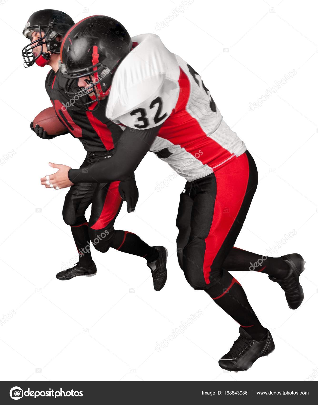 Football players with the ball Stock Photo by ©billiondigital 168843986