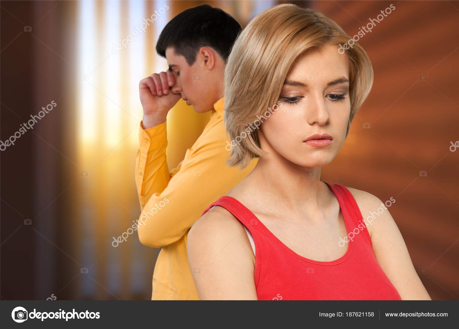 Sad young couple Stock Photo by ©billiondigital 187621158