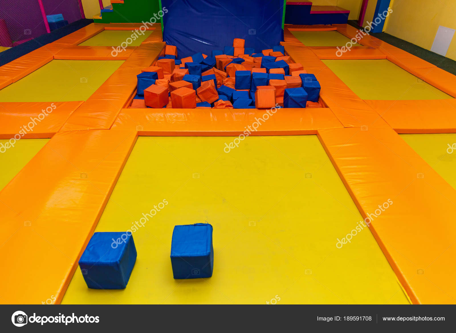 Trampoline in room Stock Photo by ©Oleg.0 189591708