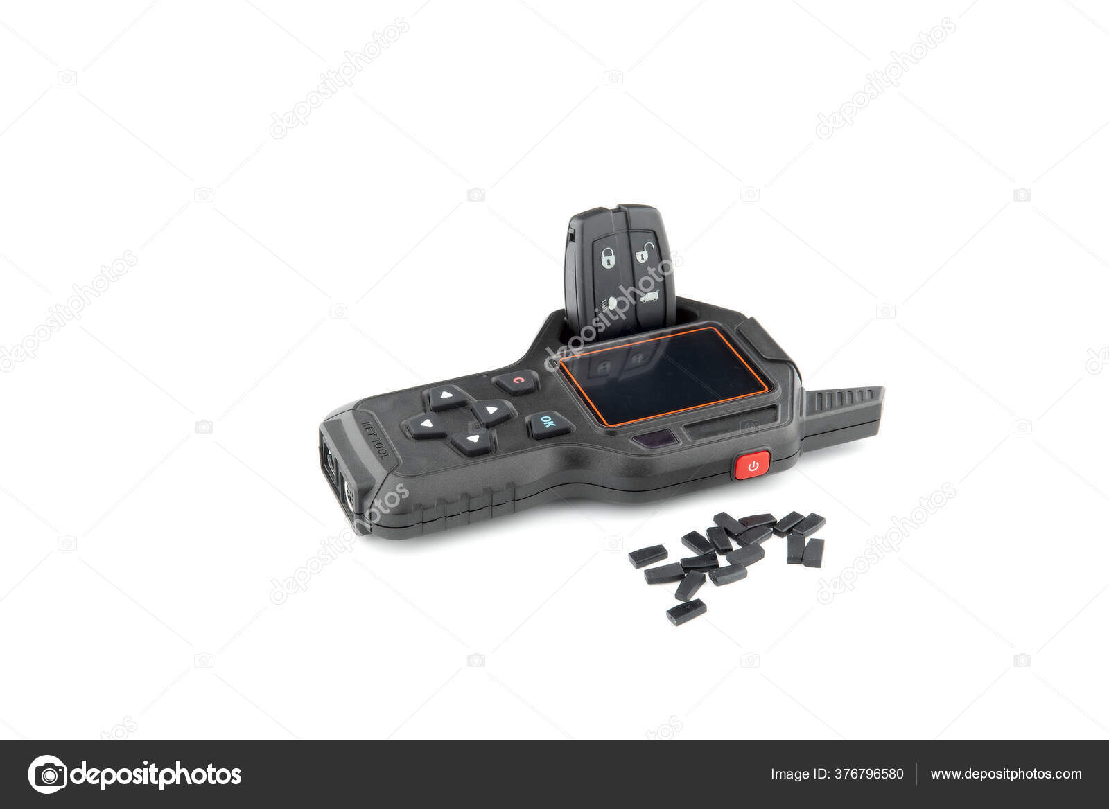 Car Key Programmer Car Smart Key Imobilazer Chips Isolate Background ...