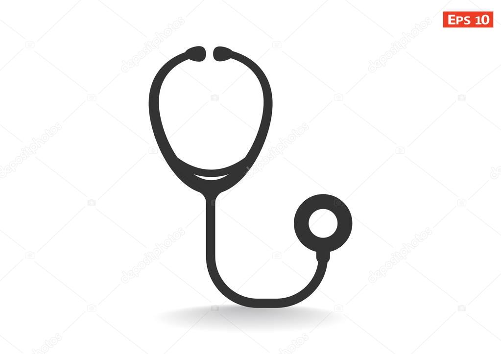 Simple Stethoscope Icon — Stock Vector © Lovart 129376456