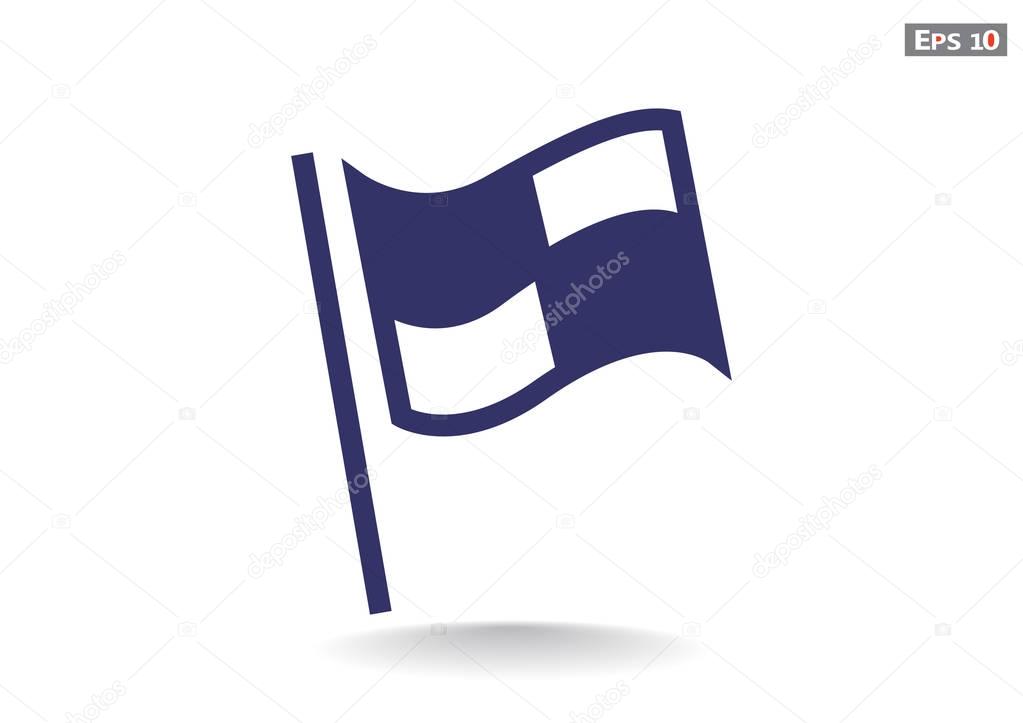 Finalizar icono de la bandera Vector de stock #129379128 de ©LovArt