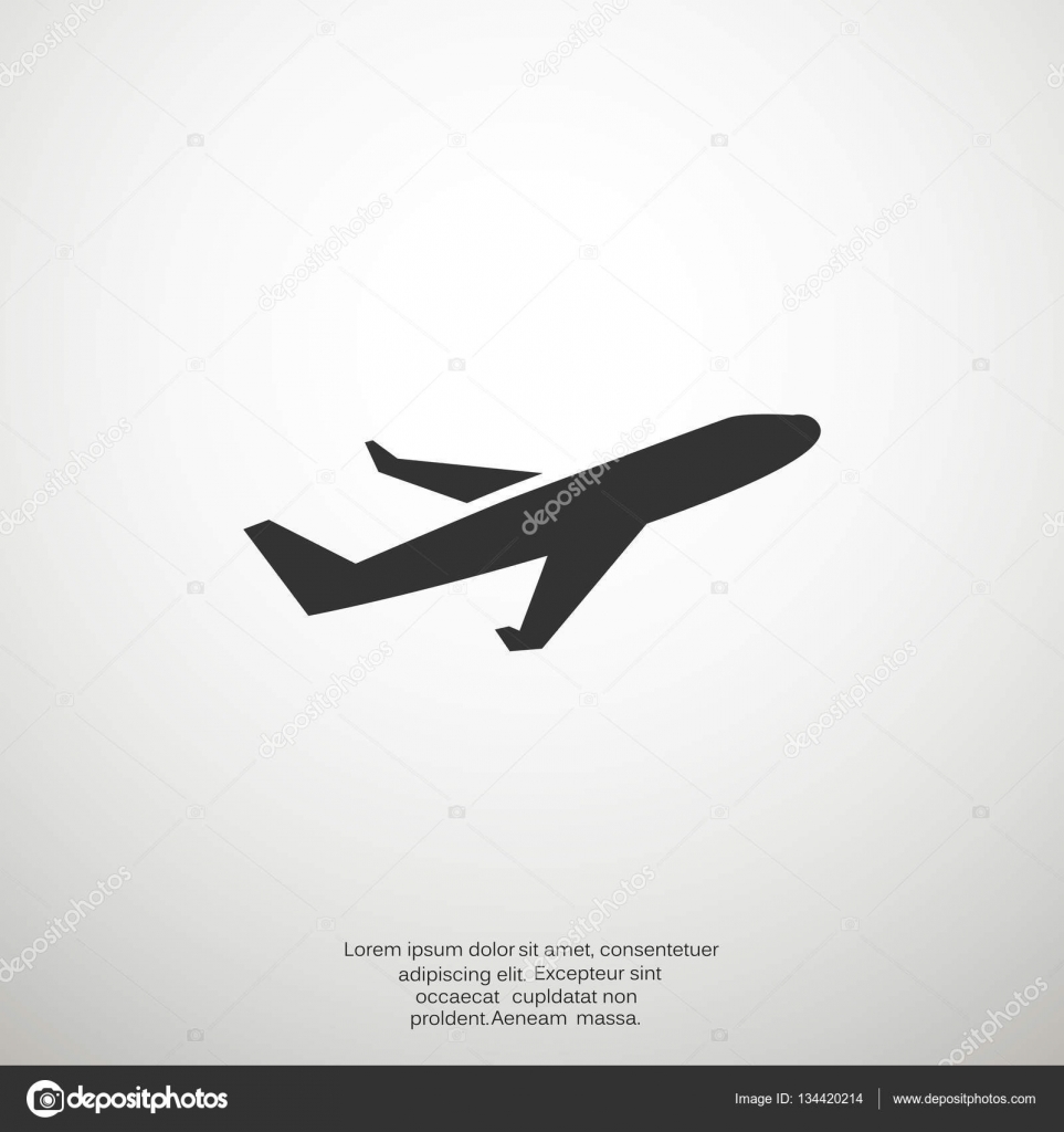 Simple plane icon Stock Vector Image by ©LovArt #134420214