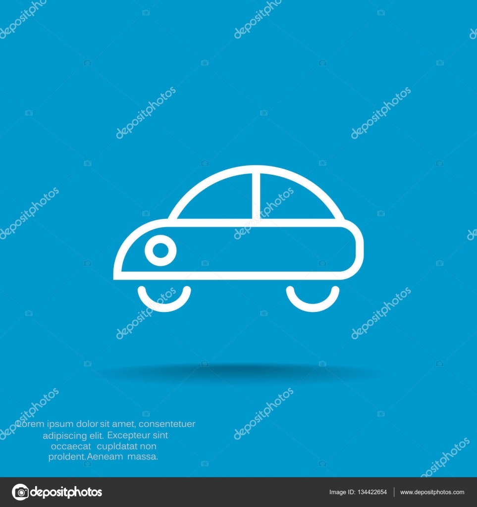 Simple line car icon Stock Vector Image by ©LovArt #134422654