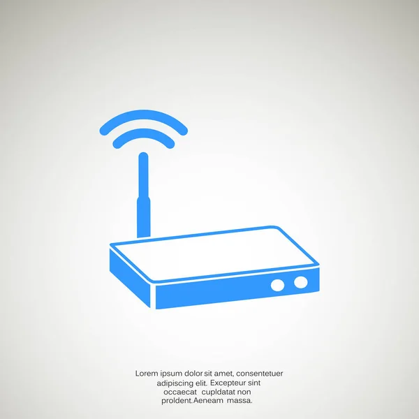 Wi-fi router icon Stock Vector by ©LovArt 135928824