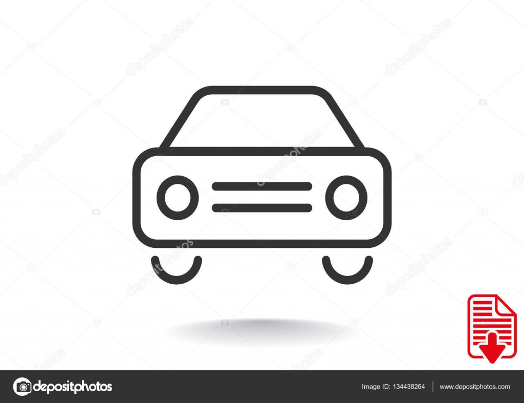 Simple car icon Stock Vector by ©LovArt 134438264