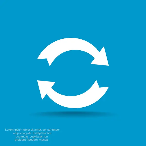 Rotation arrows in a circle web icon Stock Vector Image by ©LovArt ...