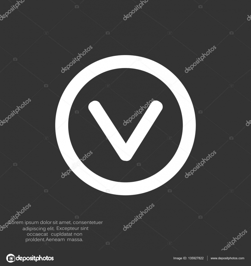 Image vectorielle Marque de Chek avec icône de tique par ©LovArt ...