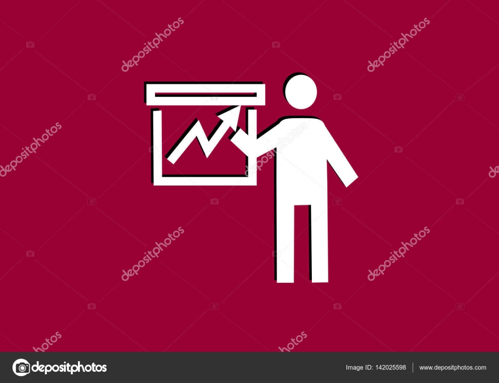 Presentation sign icon Stock Vector Image by ©LovArt #142025598