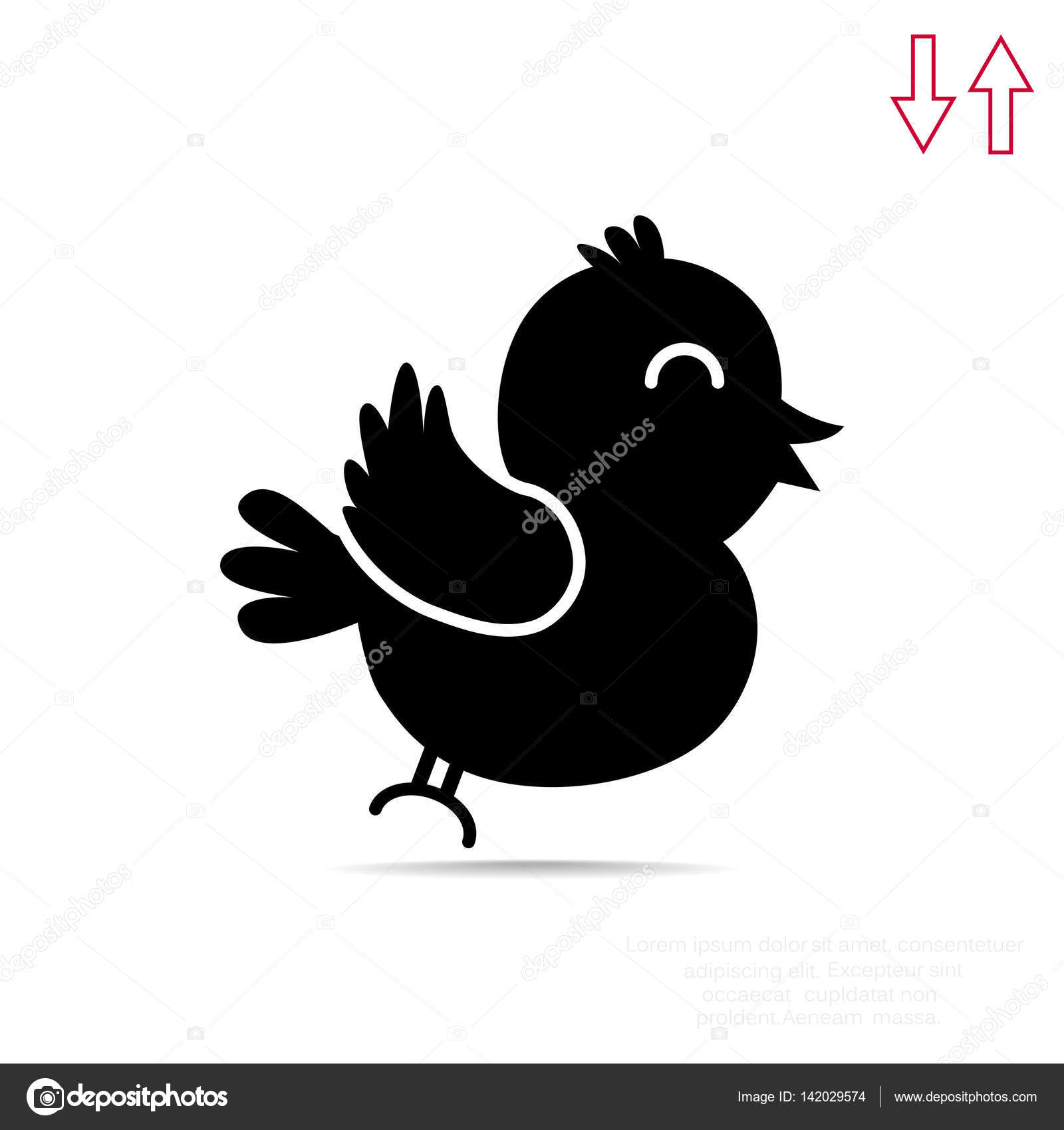 Web bird icon Stock Vector by ©LovArt 142029574