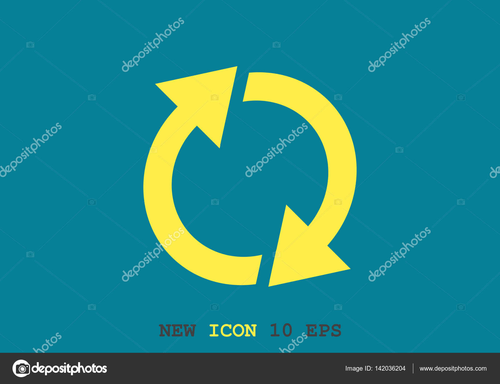 Rotation arrows in a circle Stock Vector by ©LovArt 142036204