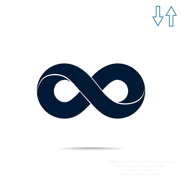 Infinity symbol web icon — Stock Vector © LovArt #109407296