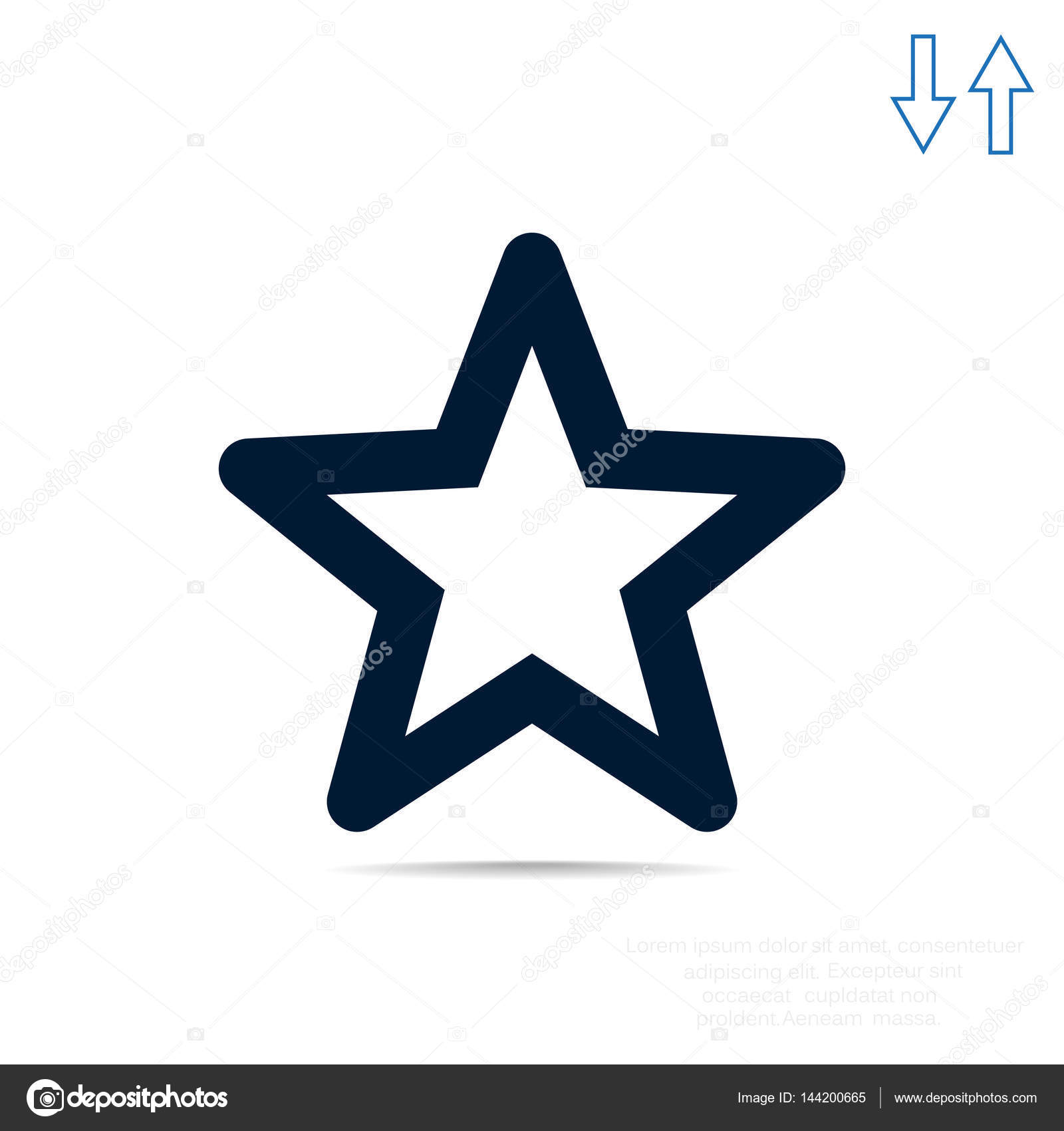 Simple star sign Stock Vector by ©LovArt 144200665