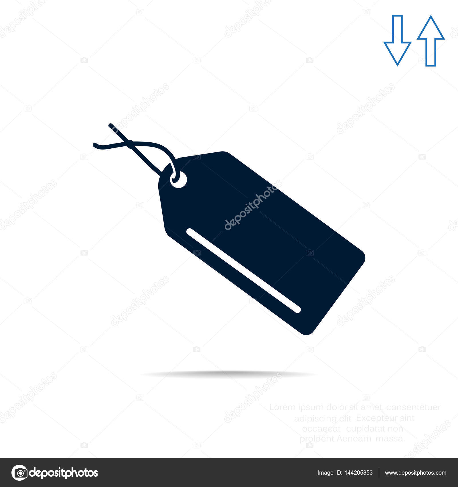 Blank label web icon Stock Vector by ©LovArt 144205853