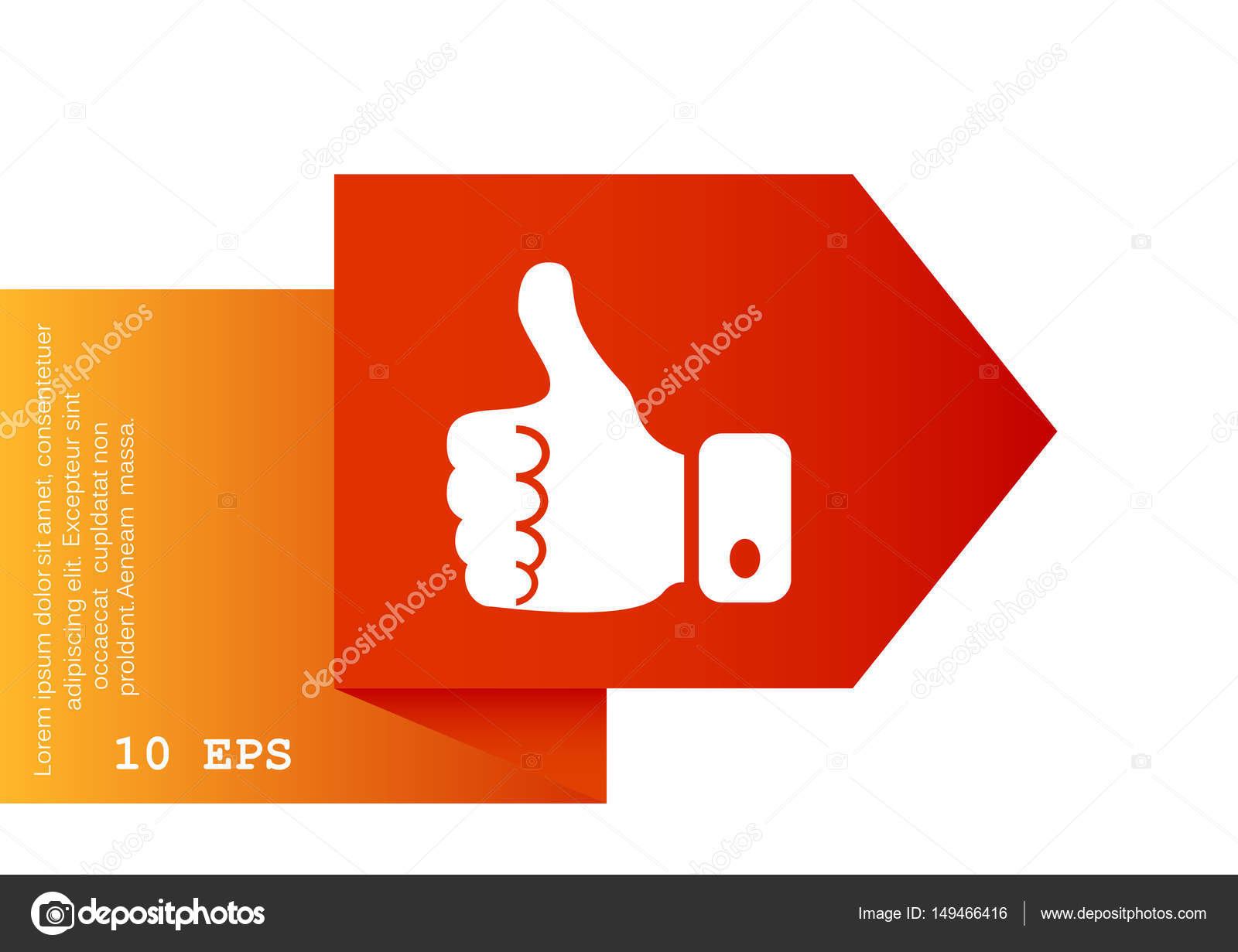 Thumb up simple icon Stock Vector by ©LovArt 149466416