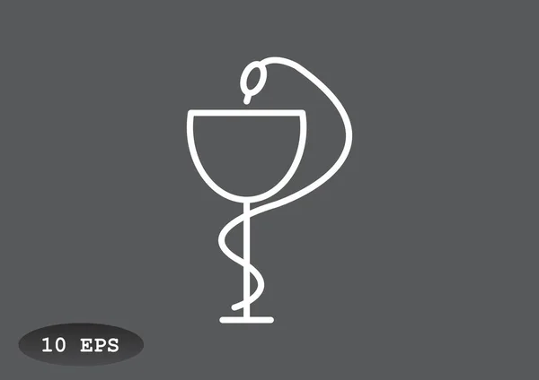 Pharmacy symbol medical snake and cup Stock Vector Image by ©LovArt ...