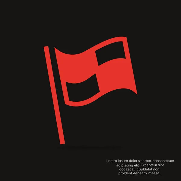 Bandera de inicio y final imágenes de stock de arte vectorial ...