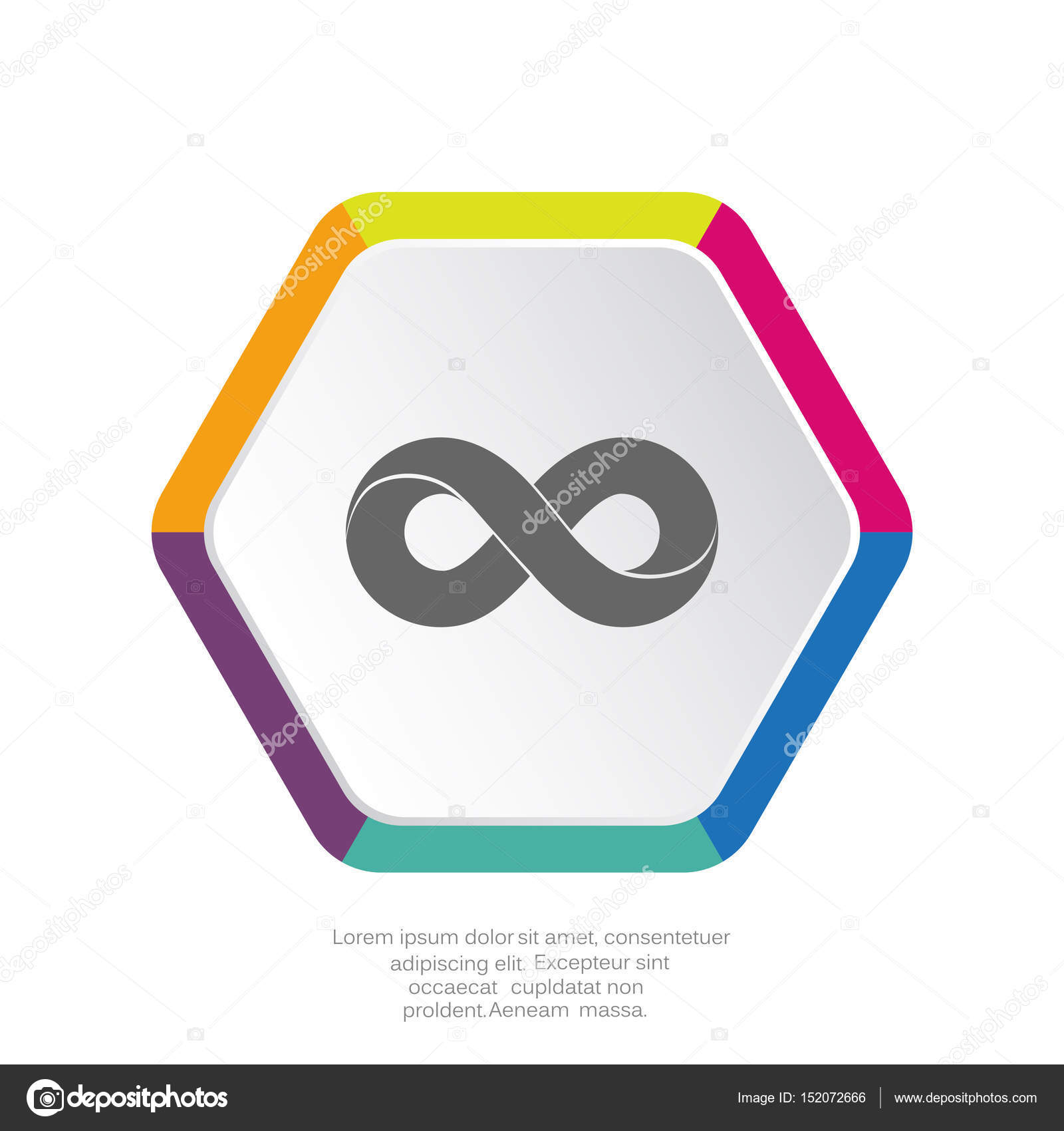 Símbolo infinito icono web vector, gráfico vectorial © LovArt imagen ...