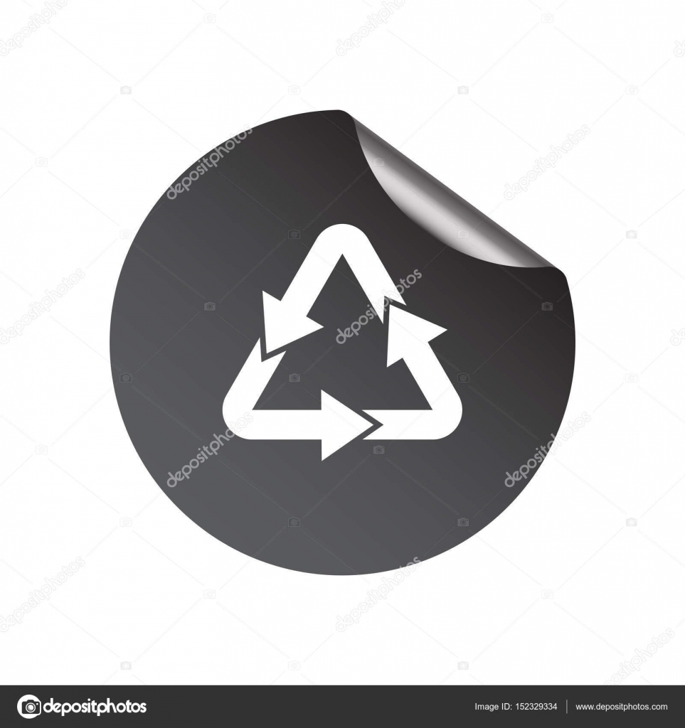 Waste recycling symbol with arrows Stock Vector by ©LovArt 152329334