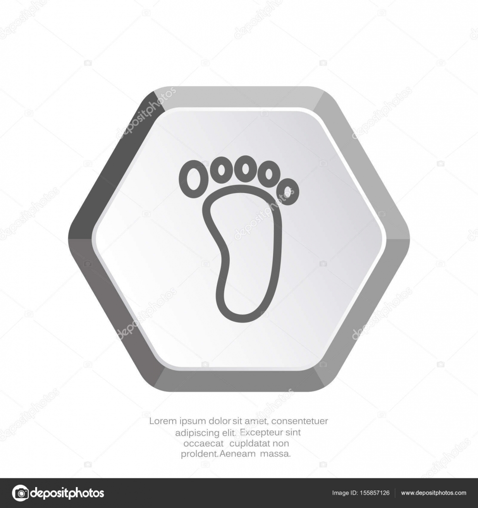Foot web icon Stock Vector by ©LovArt 155857126