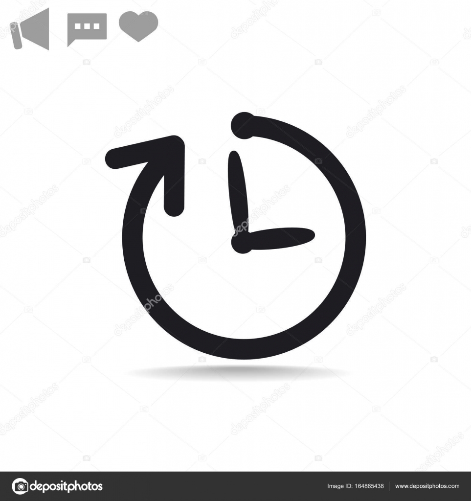 Clock flat icon Stock Vector by ©LovArt 164865438