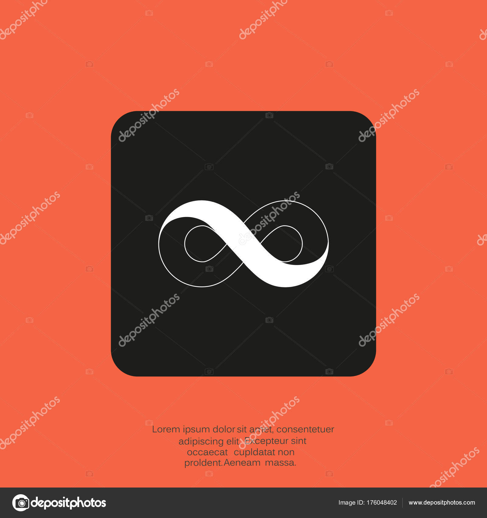 Infinity symbol web icon Stock Vector by ©LovArt 176048402