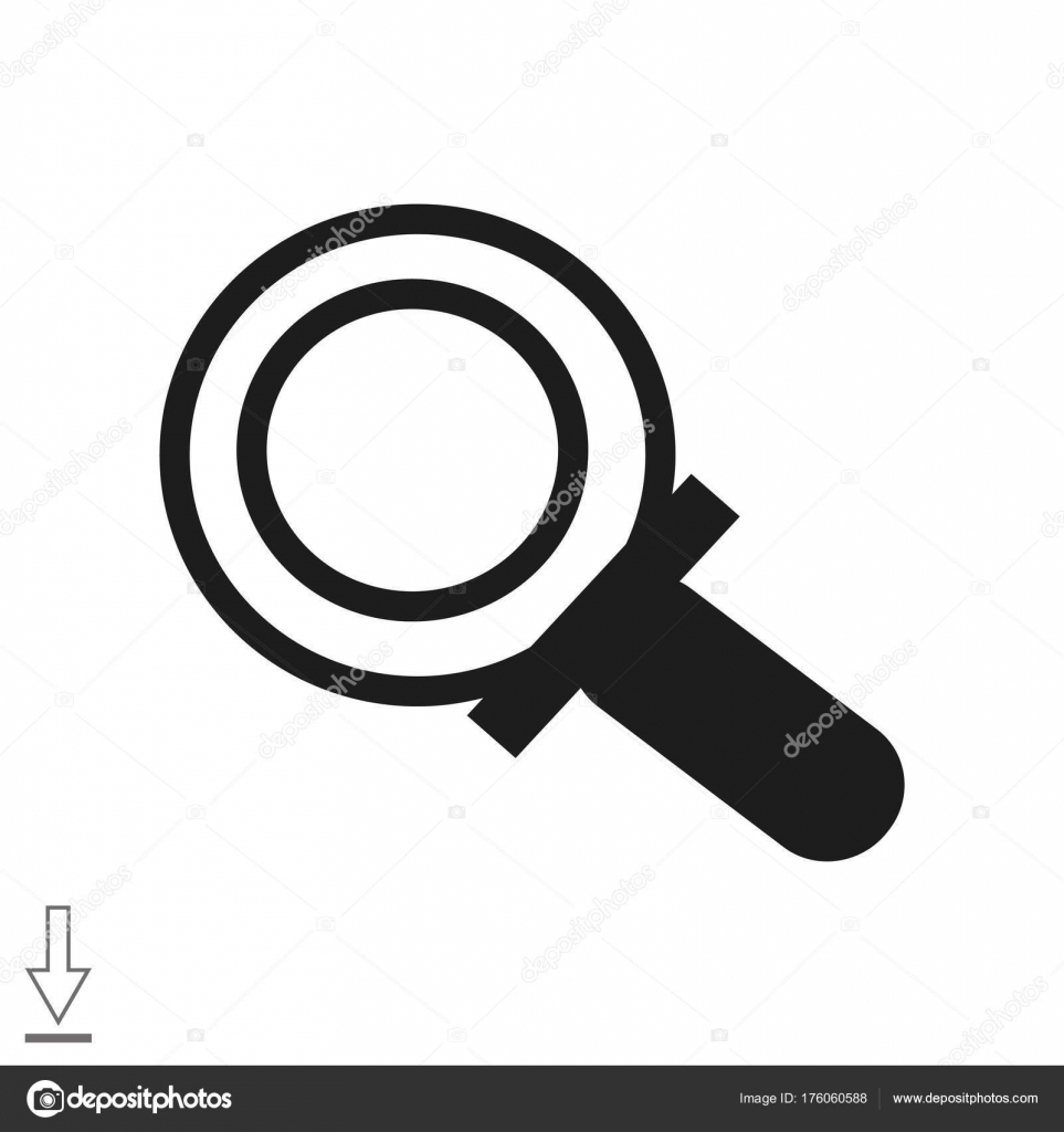 Magnifying glass simple icon Stock Vector by ©LovArt 176060588